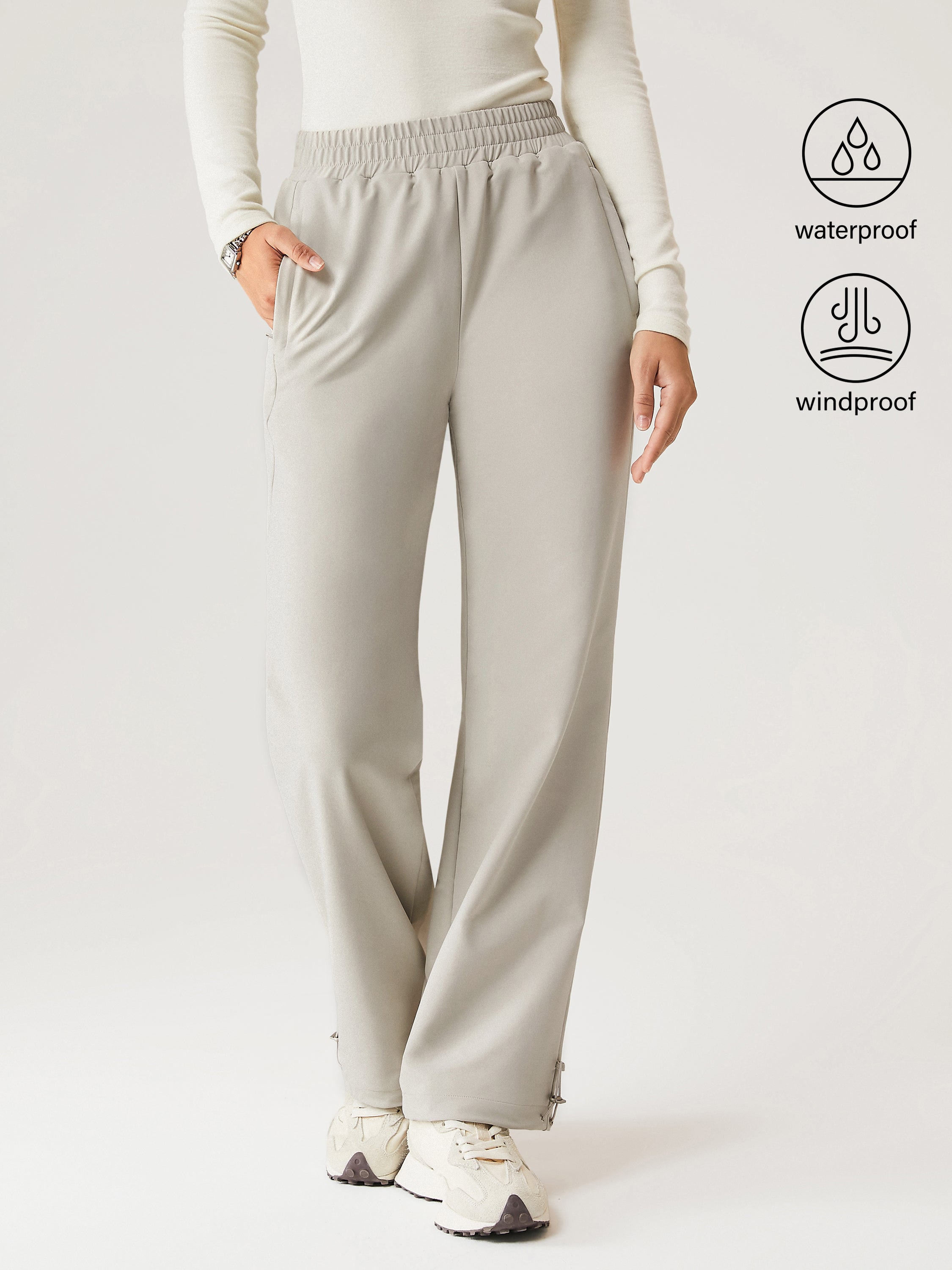 Ogl Water-Proof Fleece-Lined Elastic Waist Pant – oglmove.au